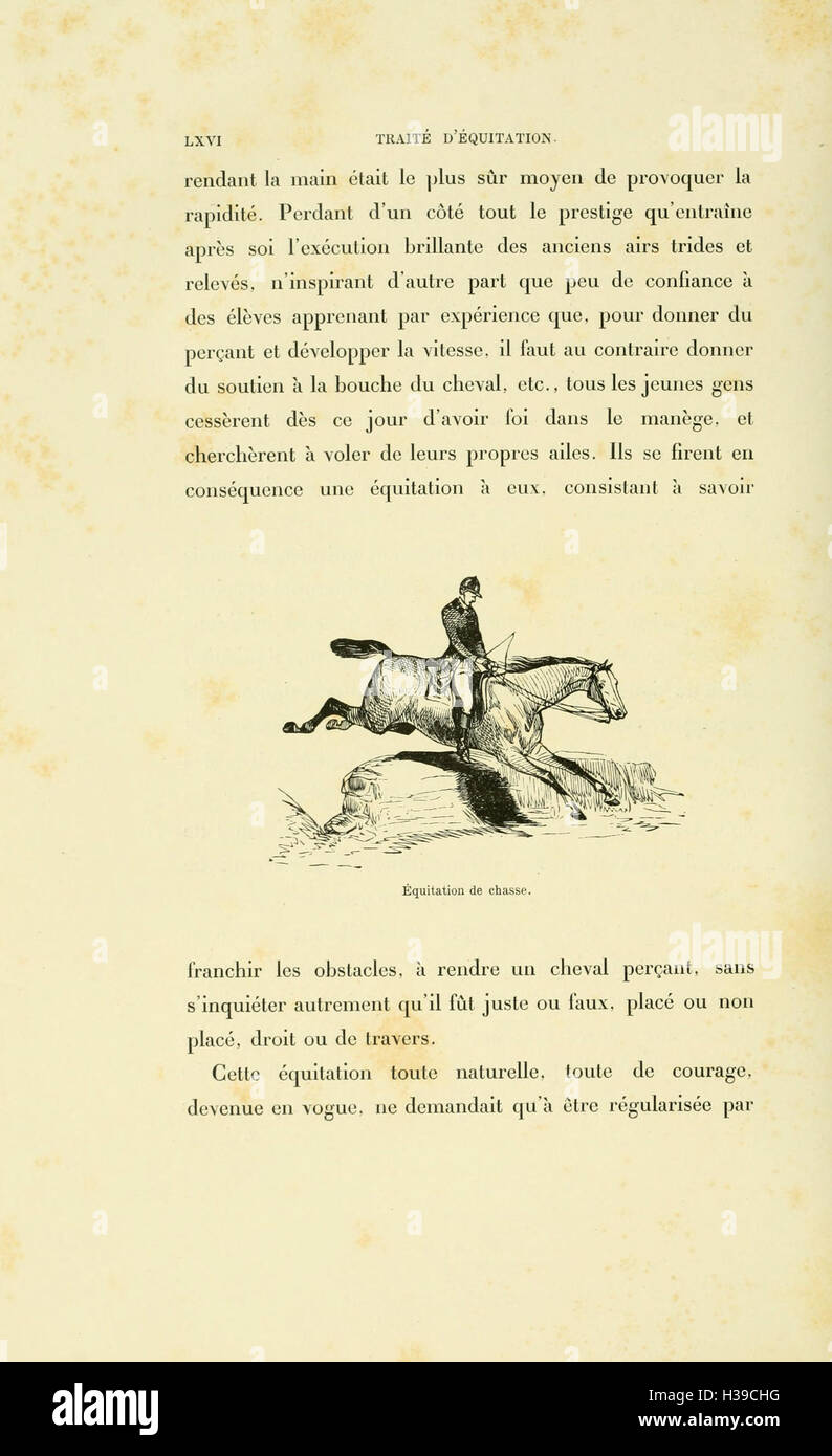 This French work offers a detailed, illustrated guide to horseback ...