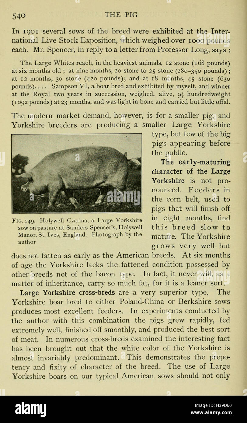 This page provides a classification of various types and breeds of farm ...