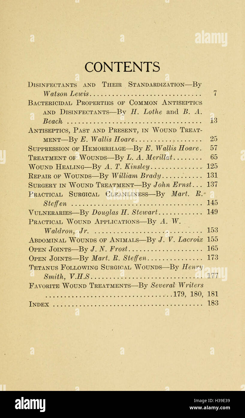This work discusses methods and practices for treating wounds in ...