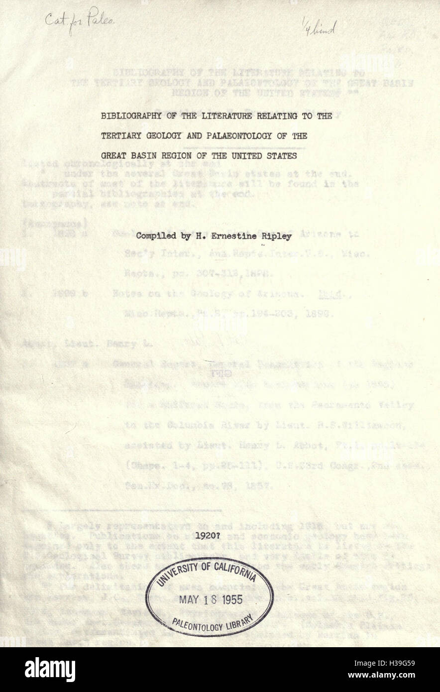 Extensive bibliography hi-res stock photography and images - Alamy