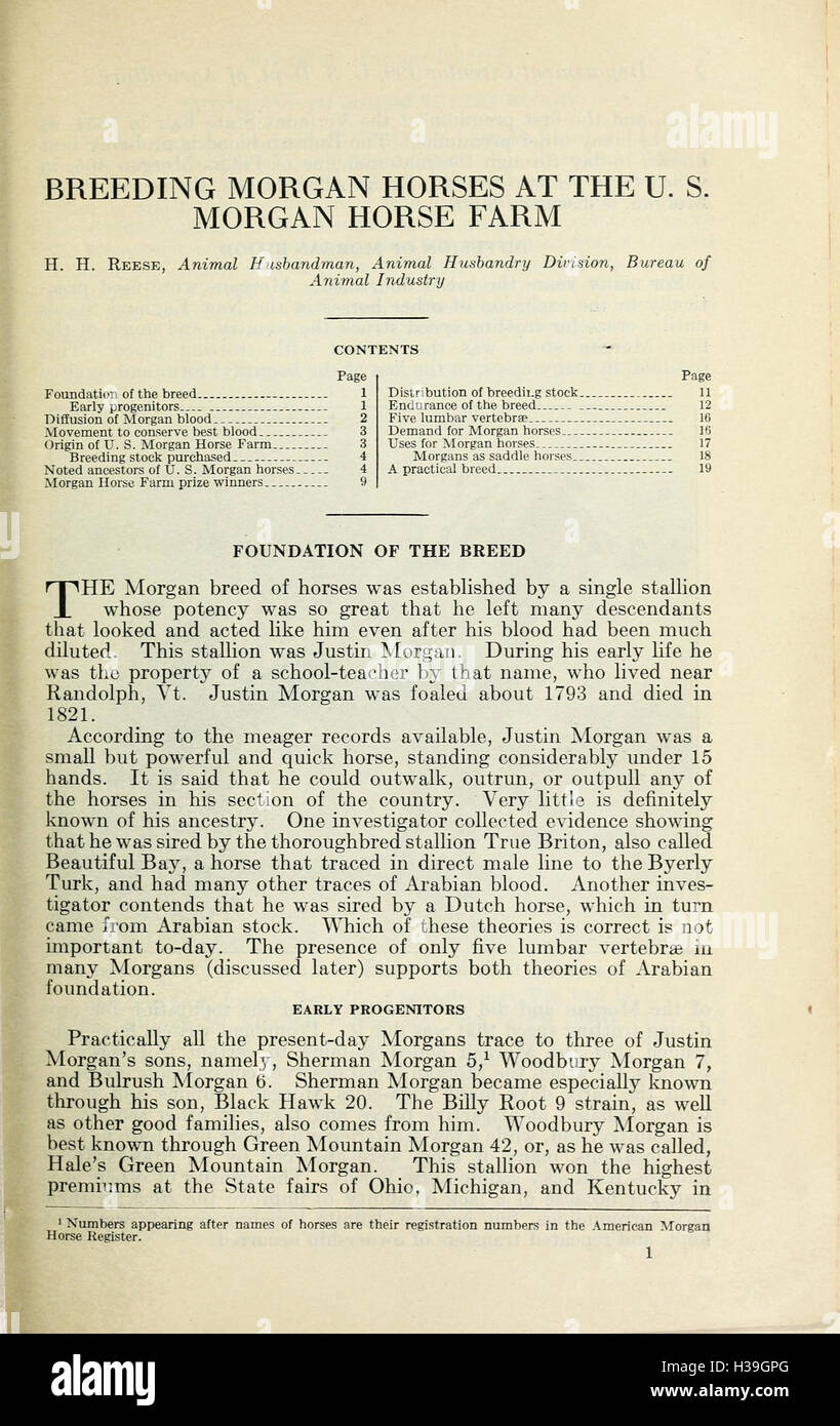 This guide on breeding Morgan horses at the U.S. Morgan Horse Farm ...