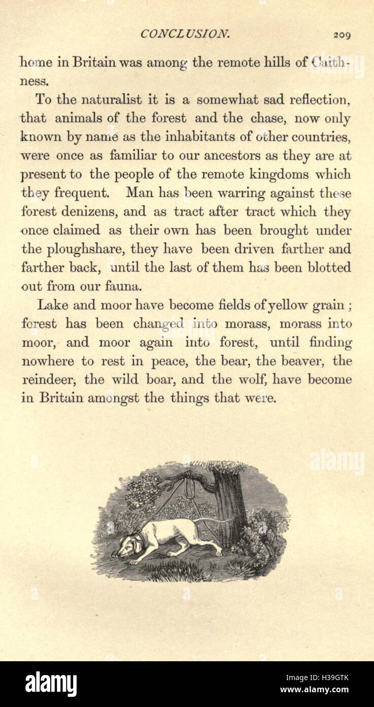 This work discusses British animal species that became extinct in ...