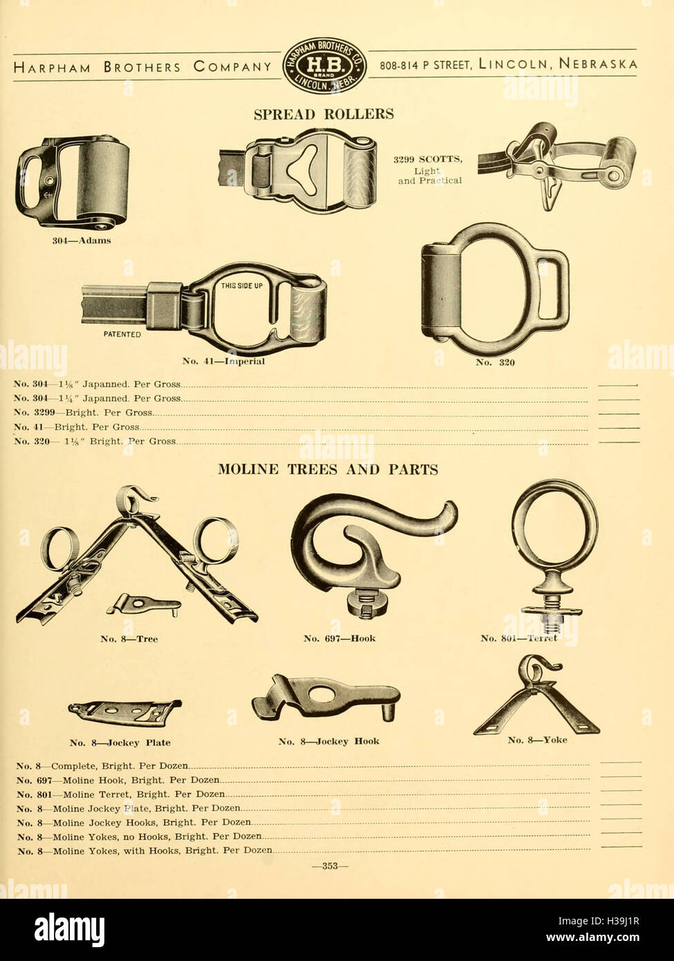 A catalog detailing various items, objects, or specimens, including ...