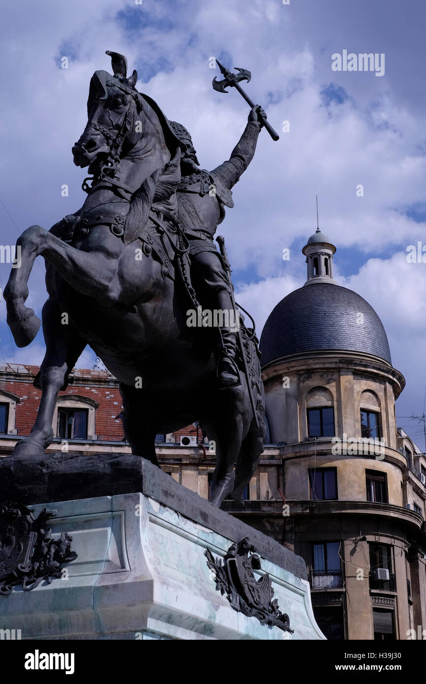Equestrian Statue of Michael the Brave or Mihai Viteazul ( 1558-1601 ...