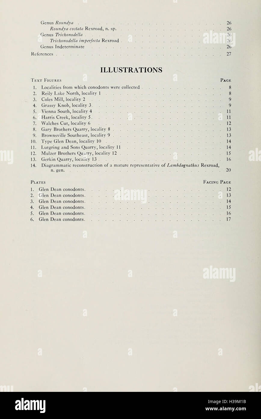 Conodonts from the Glen Dean formation (Chester) of the Illinois basin ...