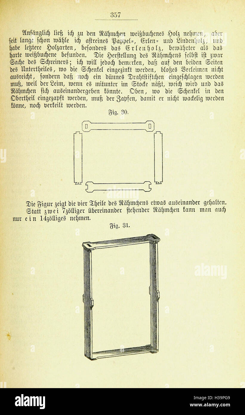 This work discusses the care and breeding of bees using movable combs ...