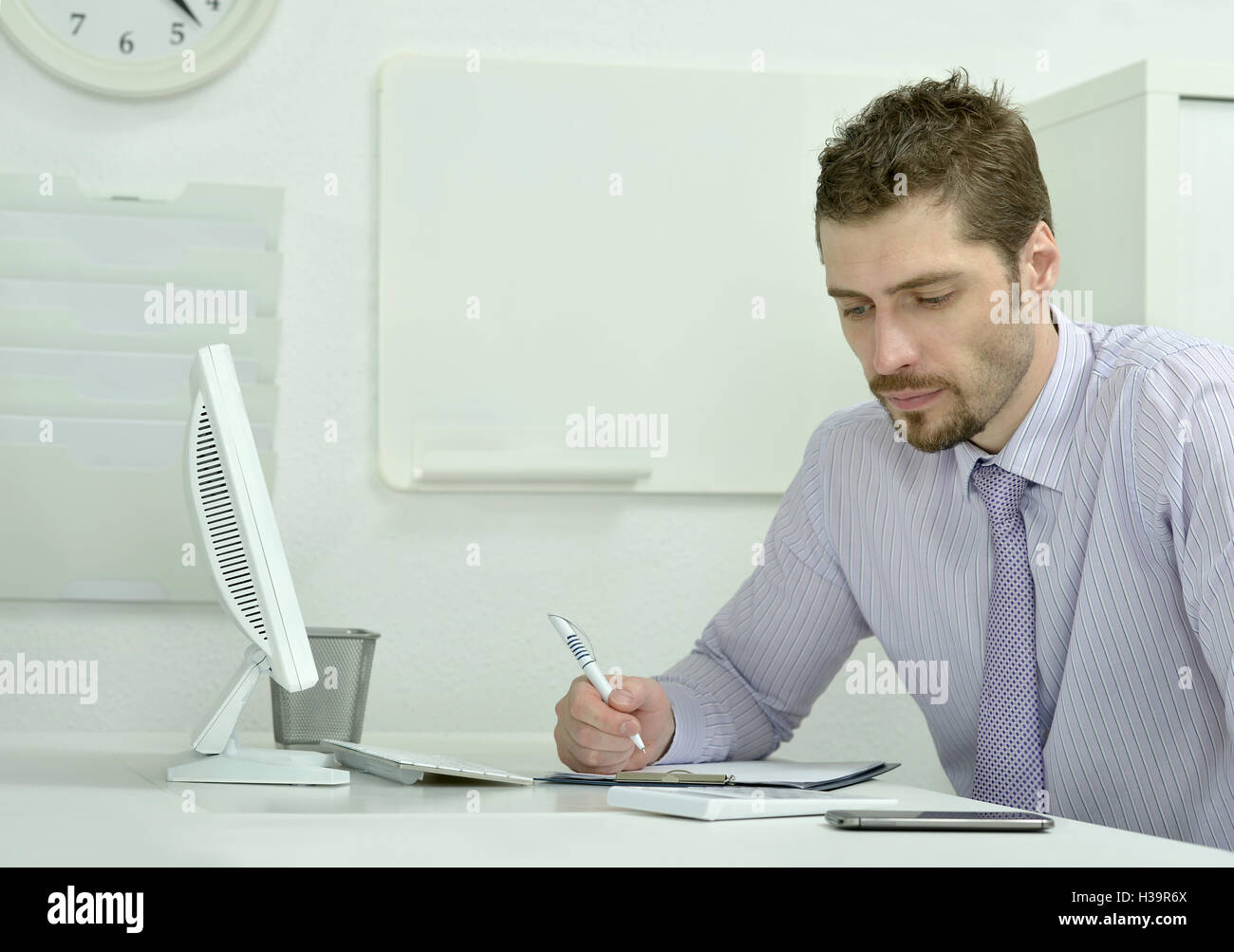 businessman working with laptop in office Stock Photo - Alamy businessman working with laptop in office Stock Photo - Alamy