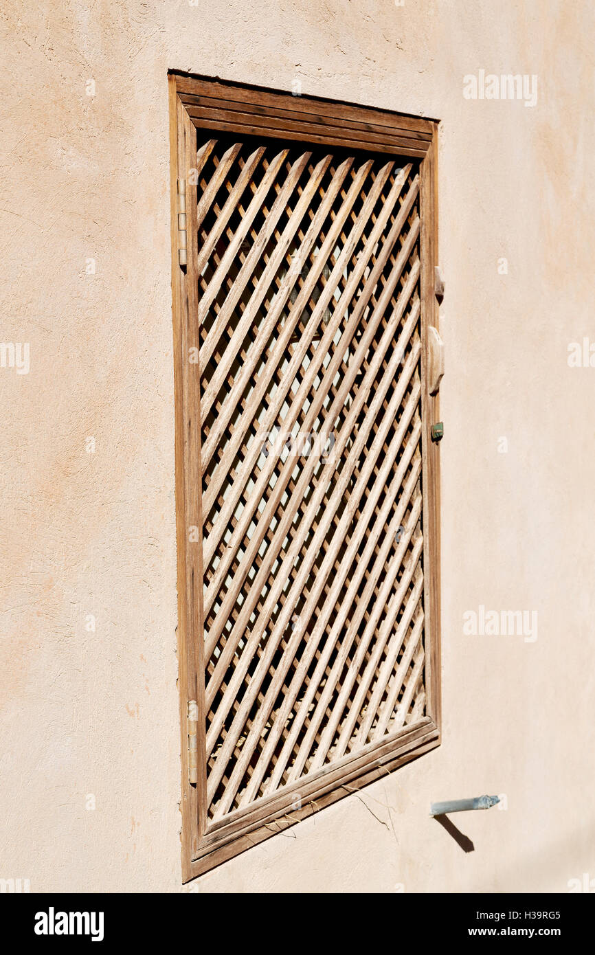 in oman the old ornate window for the mosque Stock Photo - Alamy