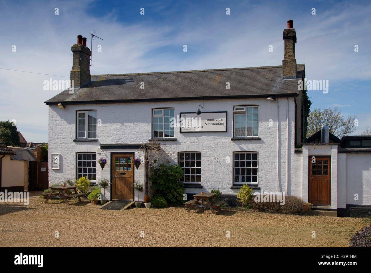 White Pheasant Restaurant, Forham, Nr.Ely, Cambridgeshire, UK Stock ...