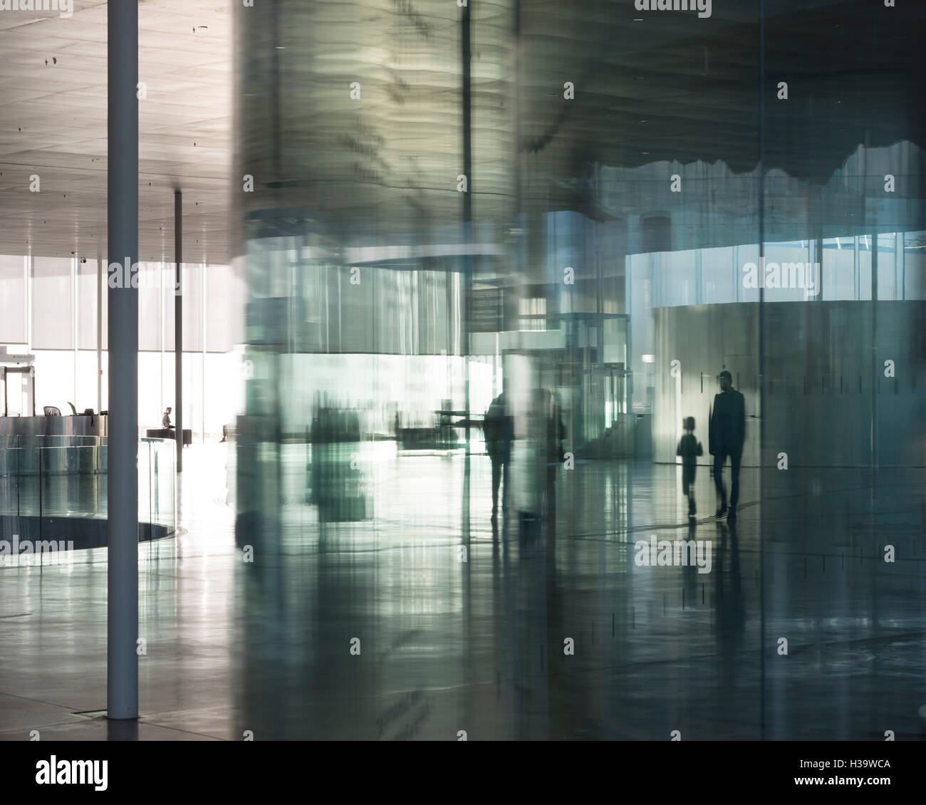 Interior view of the louvre lens hi-res stock photography and images ...