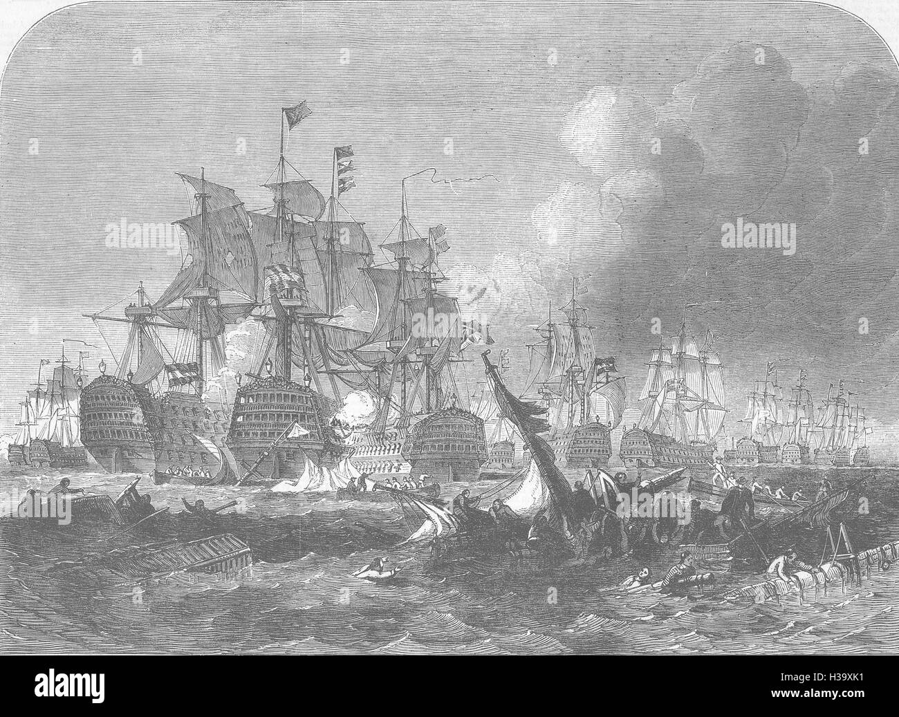 PORTUGAL St Vincent, 14, 1797 1852. Illustrated London News Stock Photo ...