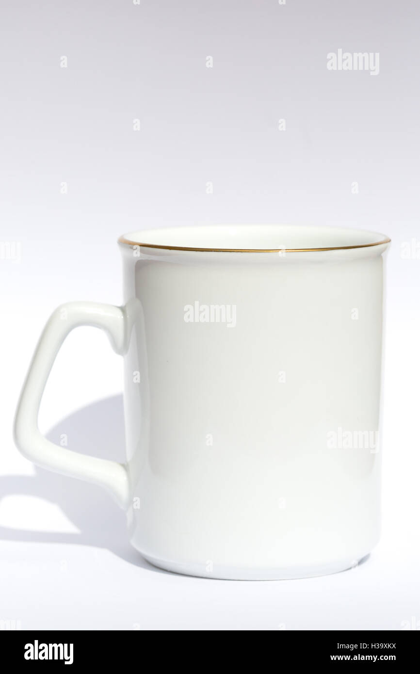 white ceramic mug Stock Photo - Alamy