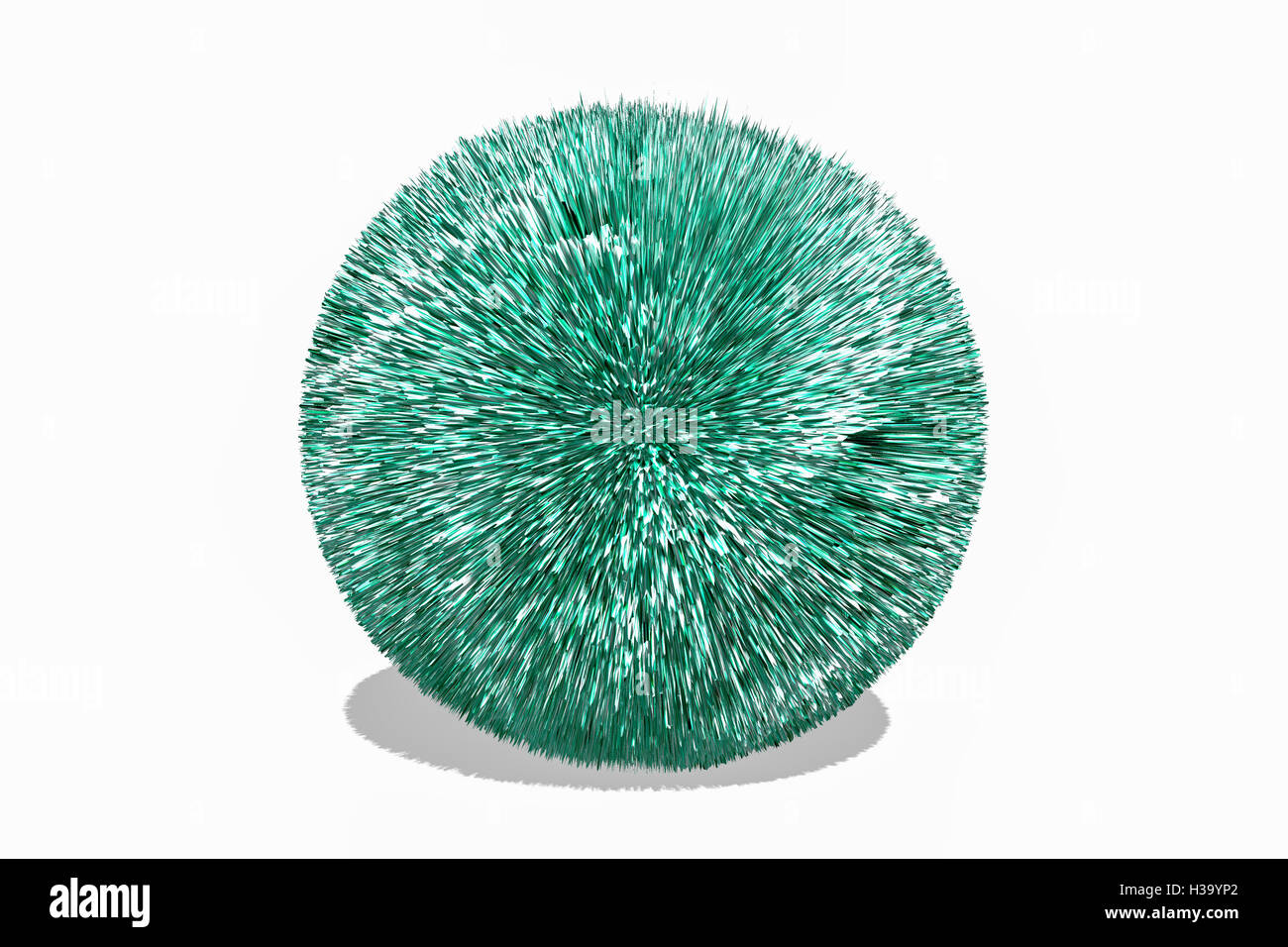 3d green sphere illustration abstract on white background Stock Photo ...