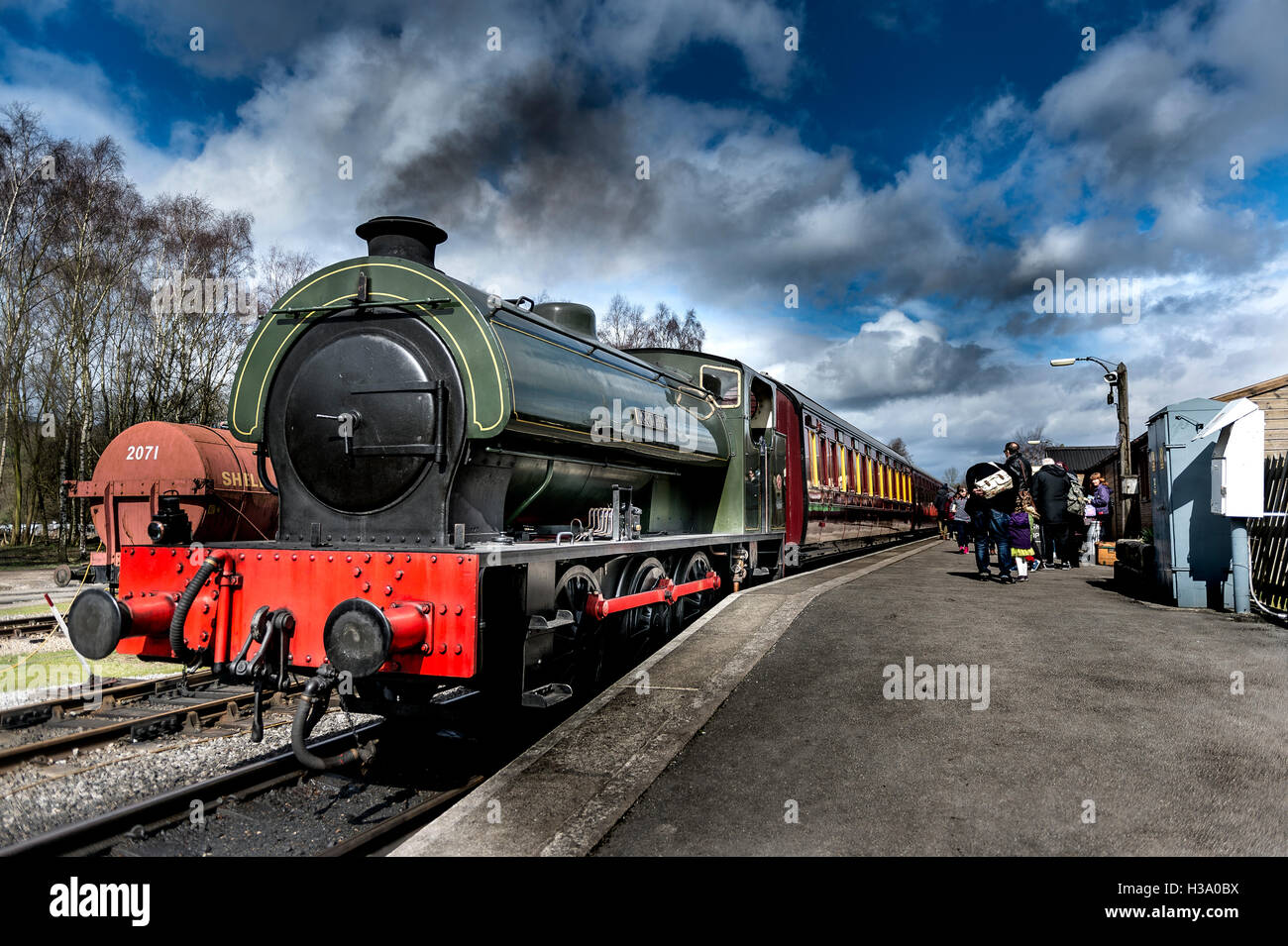 Peak Valley Railway Nr Matlock Stock Photo - Alamy