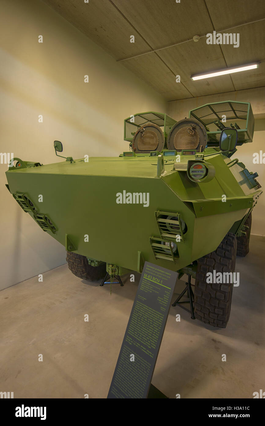 M-83 BOV-1 at Military History Park in Pivka, Slovenia Stock Photo - Alamy