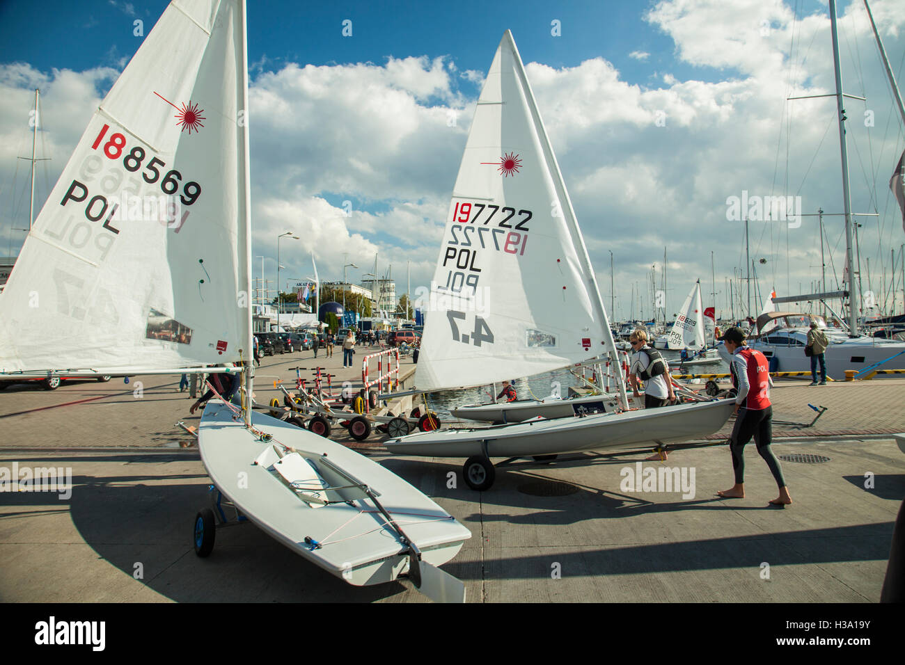Boats poland hi-res stock photography and images - Alamy