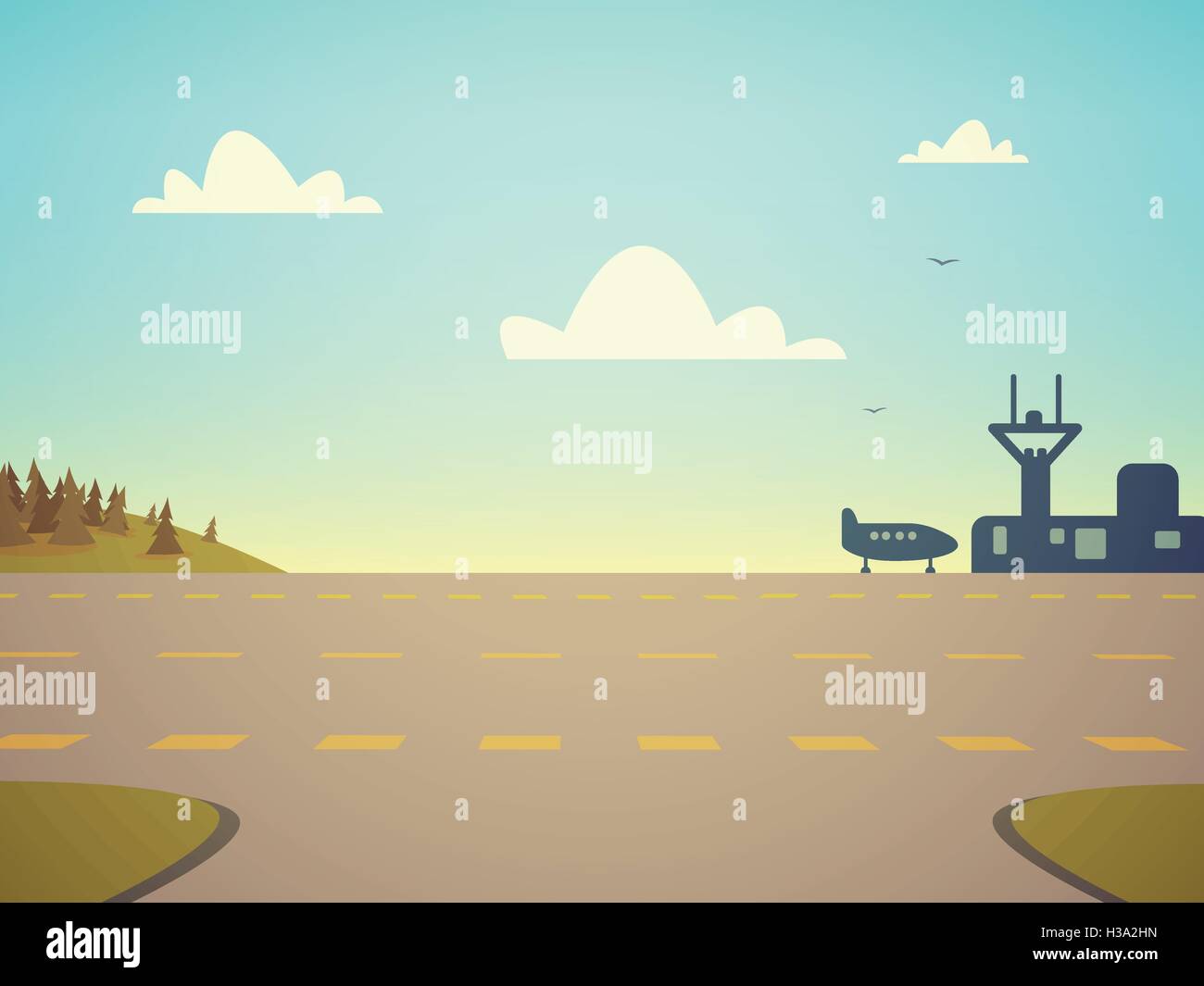 Clear runway Stock Vector Images - Alamy
