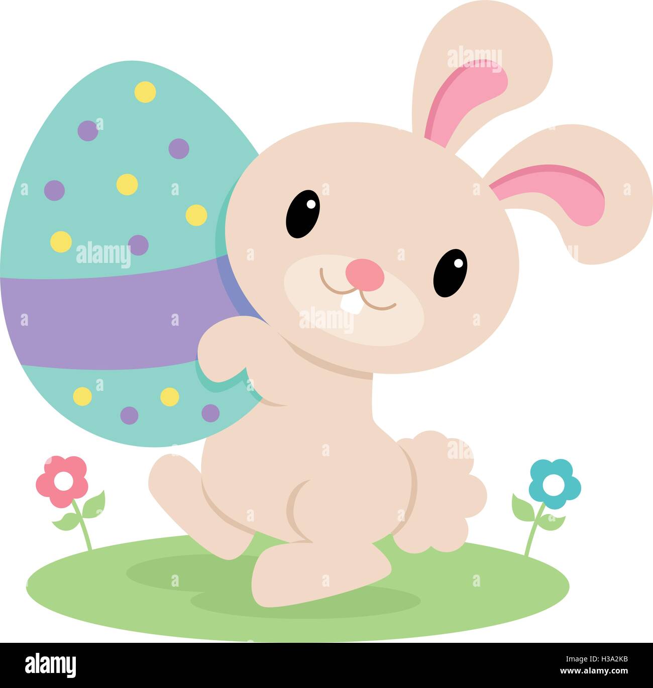 Grey bunny Stock Vector Images - Alamy