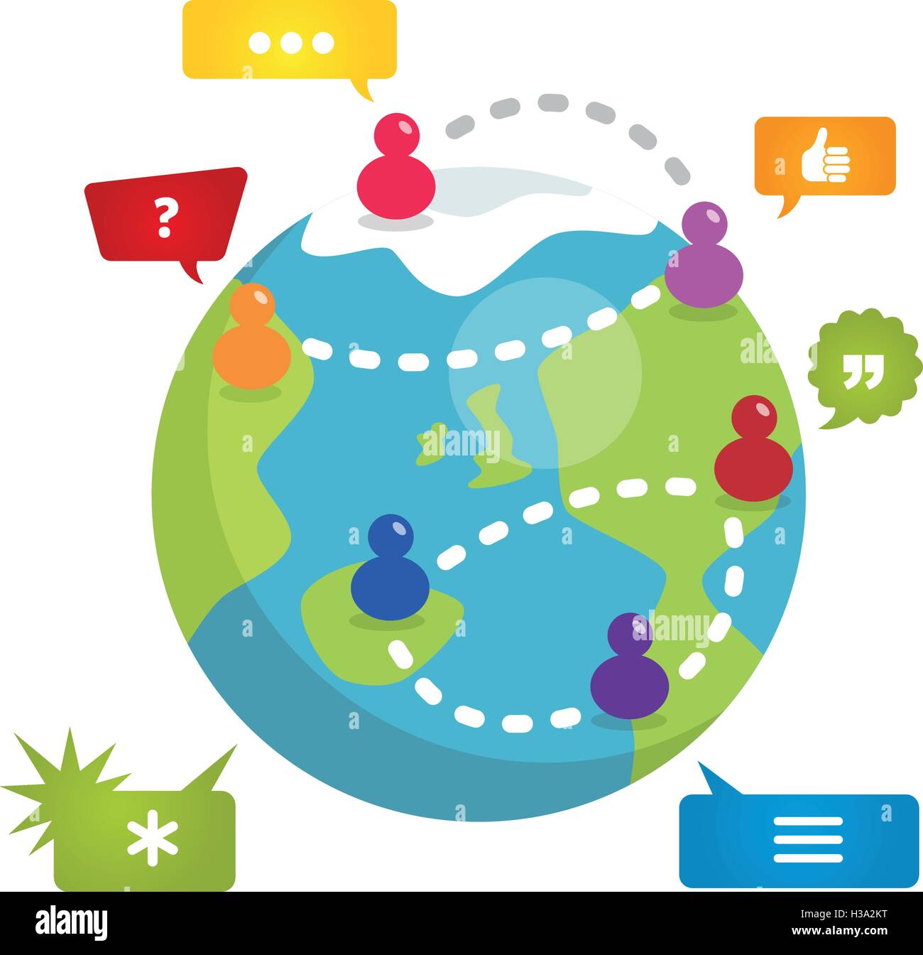 Global video Stock Vector Images - Alamy