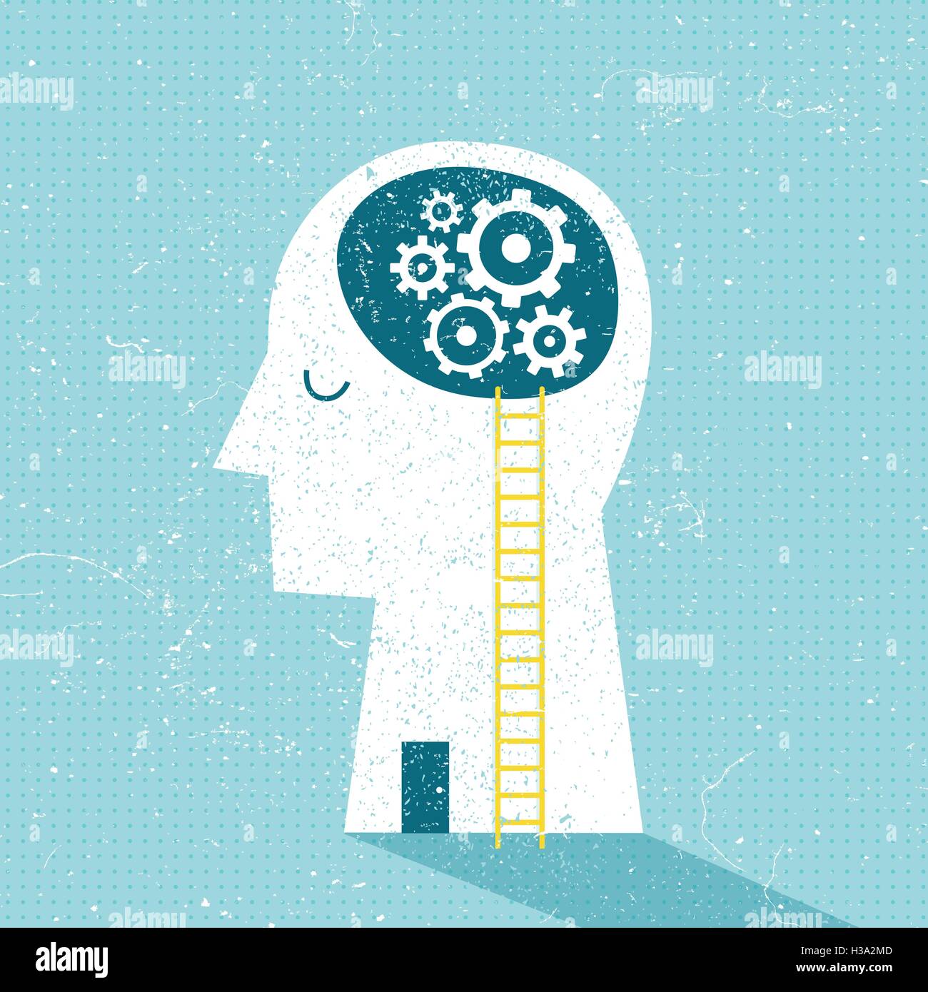 Human head vector ideas hi-res stock photography and images - Alamy