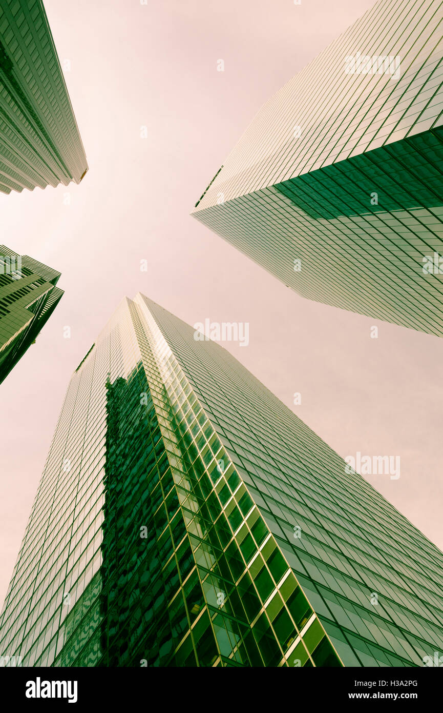 Toronto downtown financial district Stock Photo - Alamy