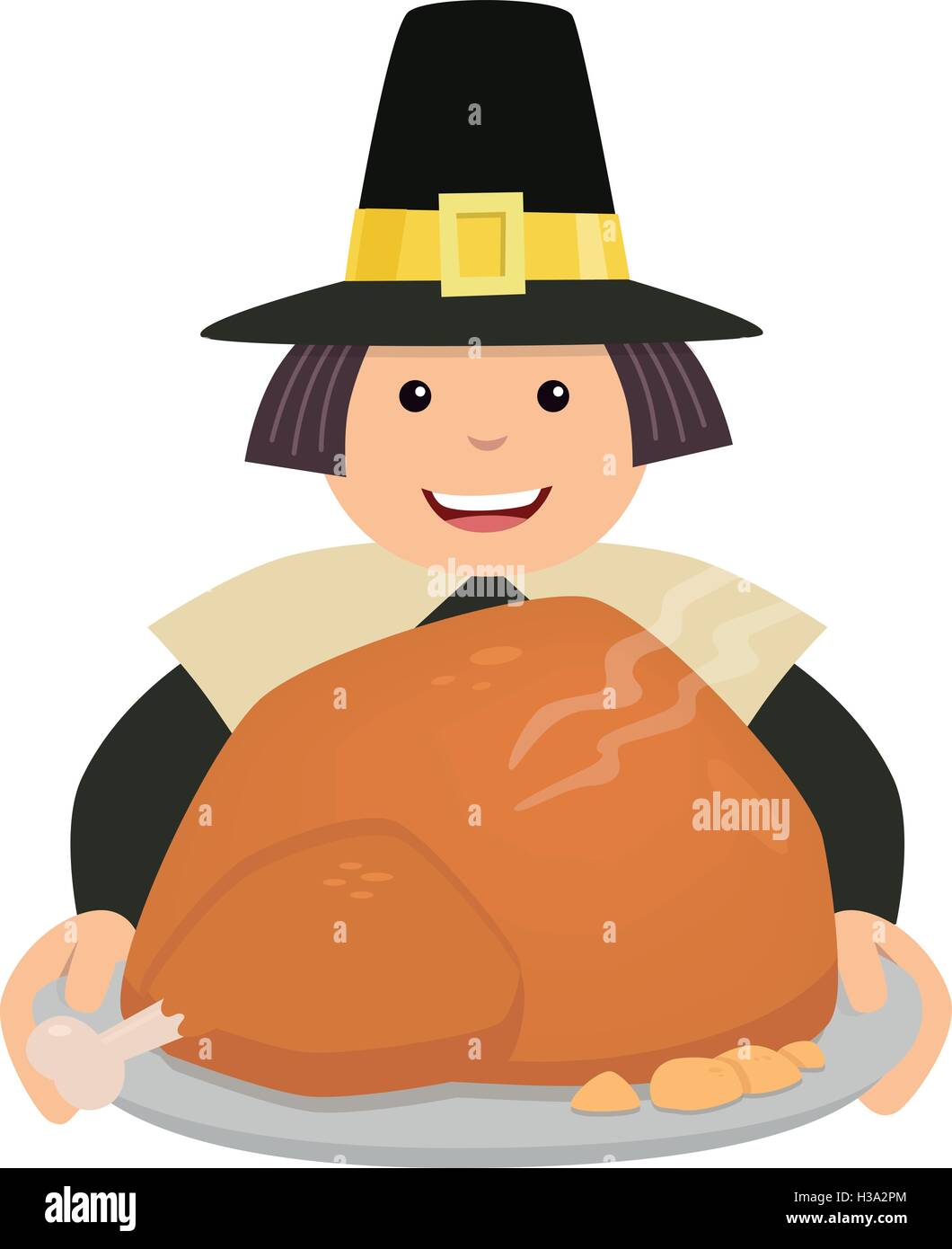 Thanksgiving turkey Stock Vector Images - Alamy