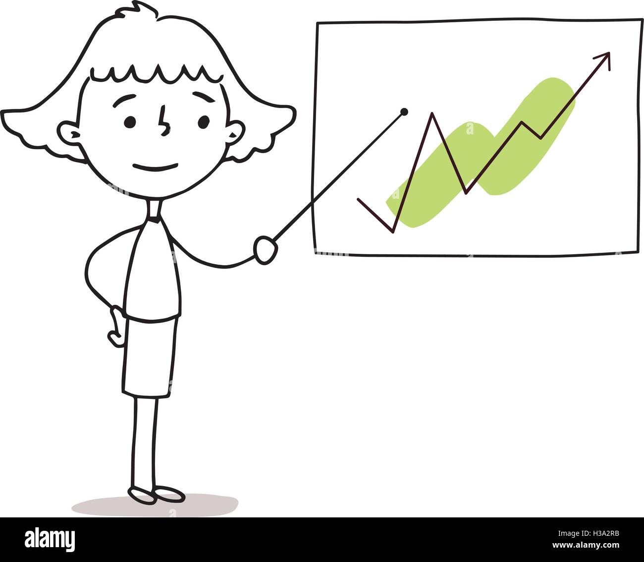 Business standing meeting Stock Vector Images - Alamy