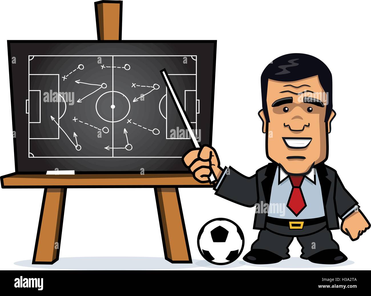 Soccer Manager Clipart Image