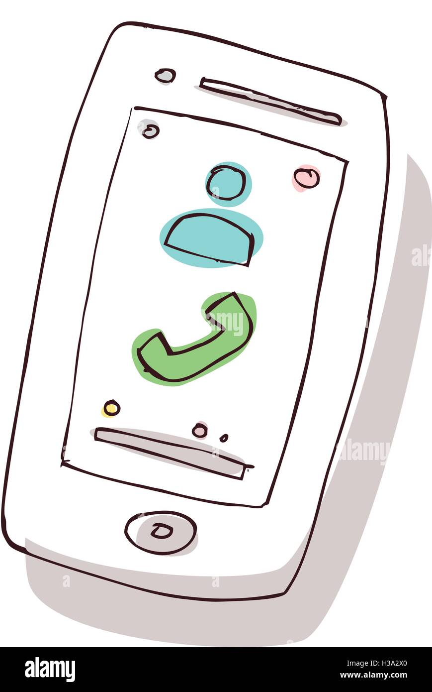 Mobile cell phone app Stock Vector Images - Alamy