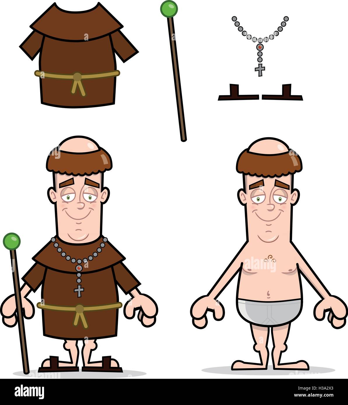 Monk clothing hi-res stock photography and images - Alamy