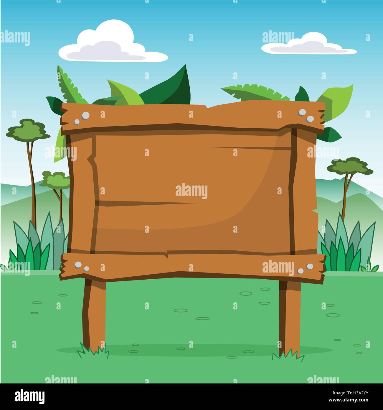 Board trees background Stock Vector Images - Alamy