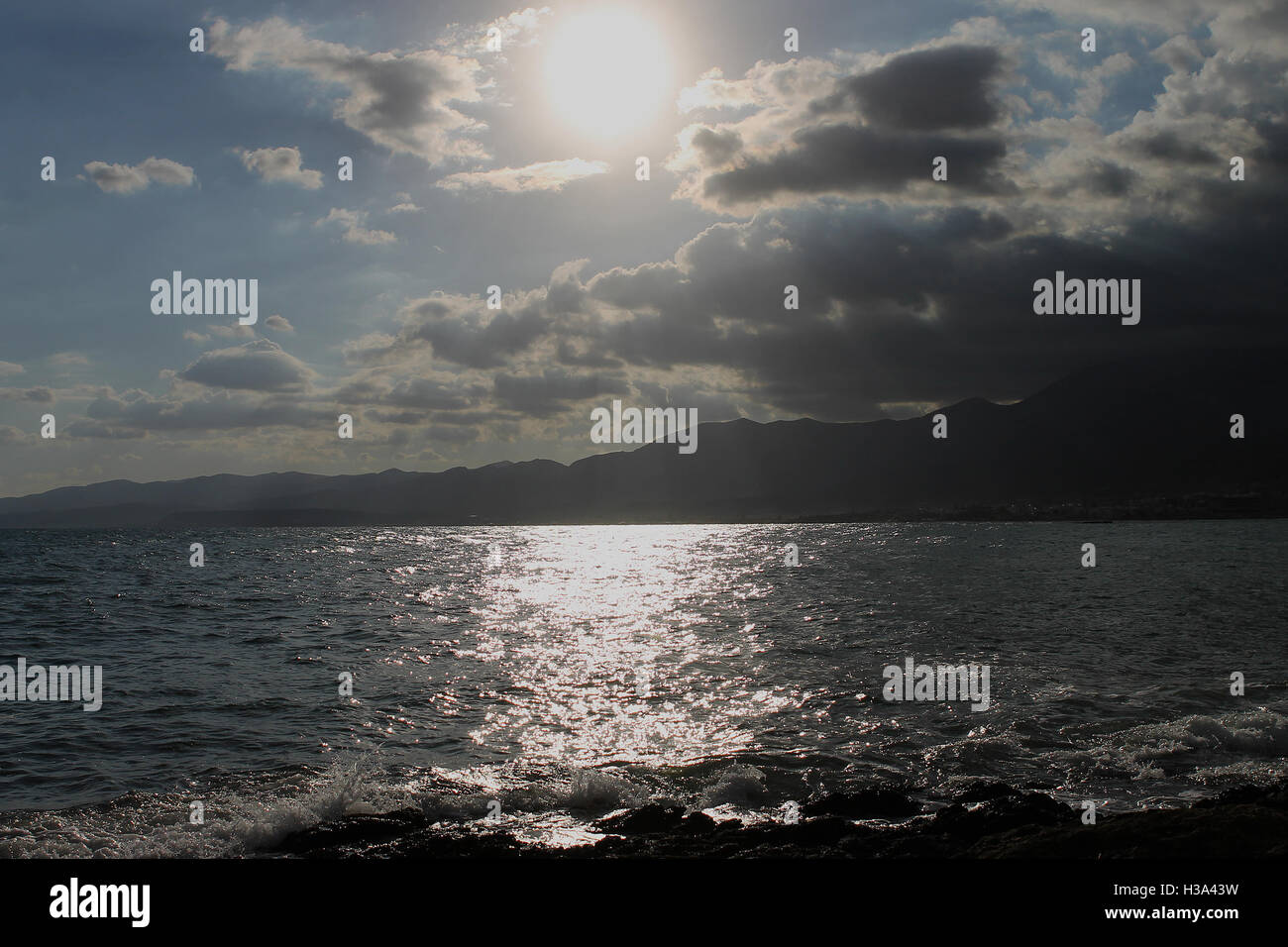 Views of Stalis Stalida Crete Greece Stock Photo - Alamy