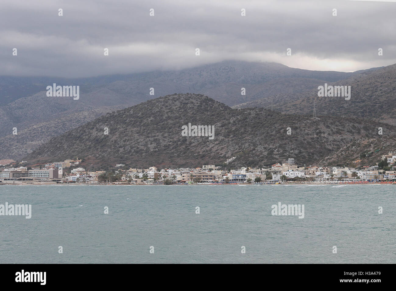 Views of Stalis Stalida Crete Greece Stock Photo - Alamy