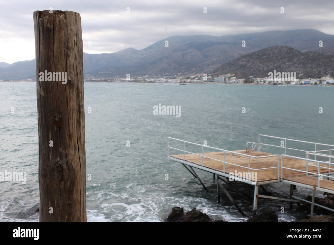 Views of Stalis Stalida Crete Greece Stock Photo - Alamy