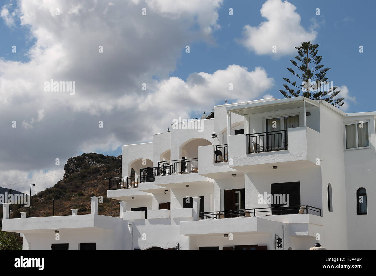 Scenes from the Horizon beach Hotel Stalida Stalis Greece Crete Stock ...