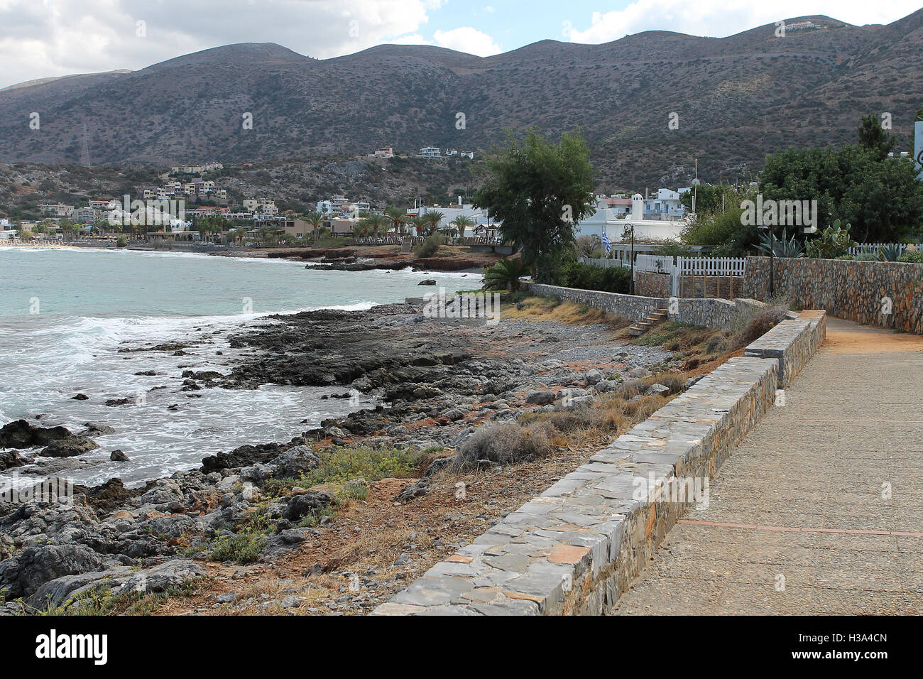 Views of Stalis Stalida Crete Greece Stock Photo - Alamy