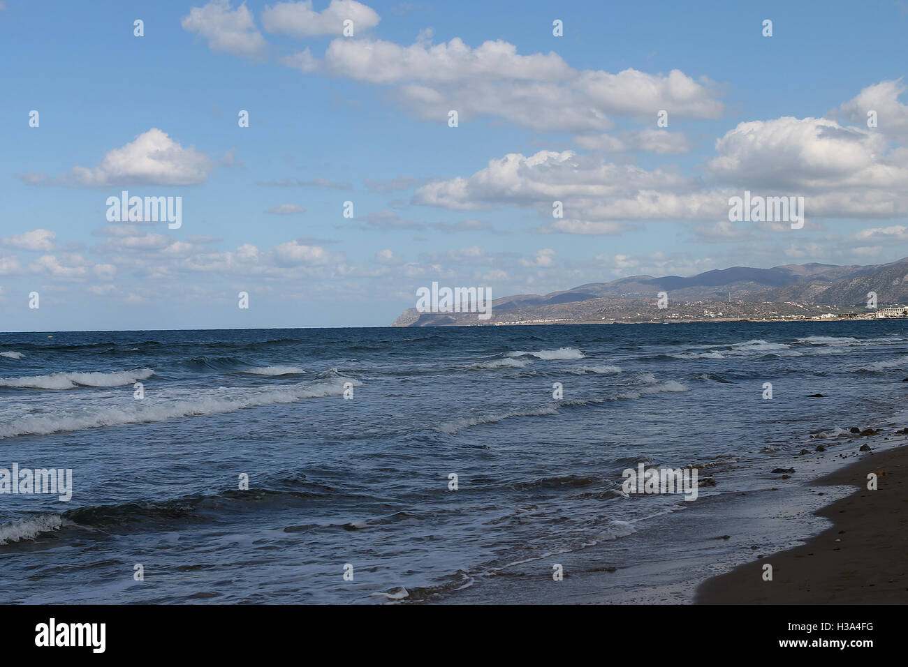 Views of Stalis Stalida Crete Greece Stock Photo - Alamy
