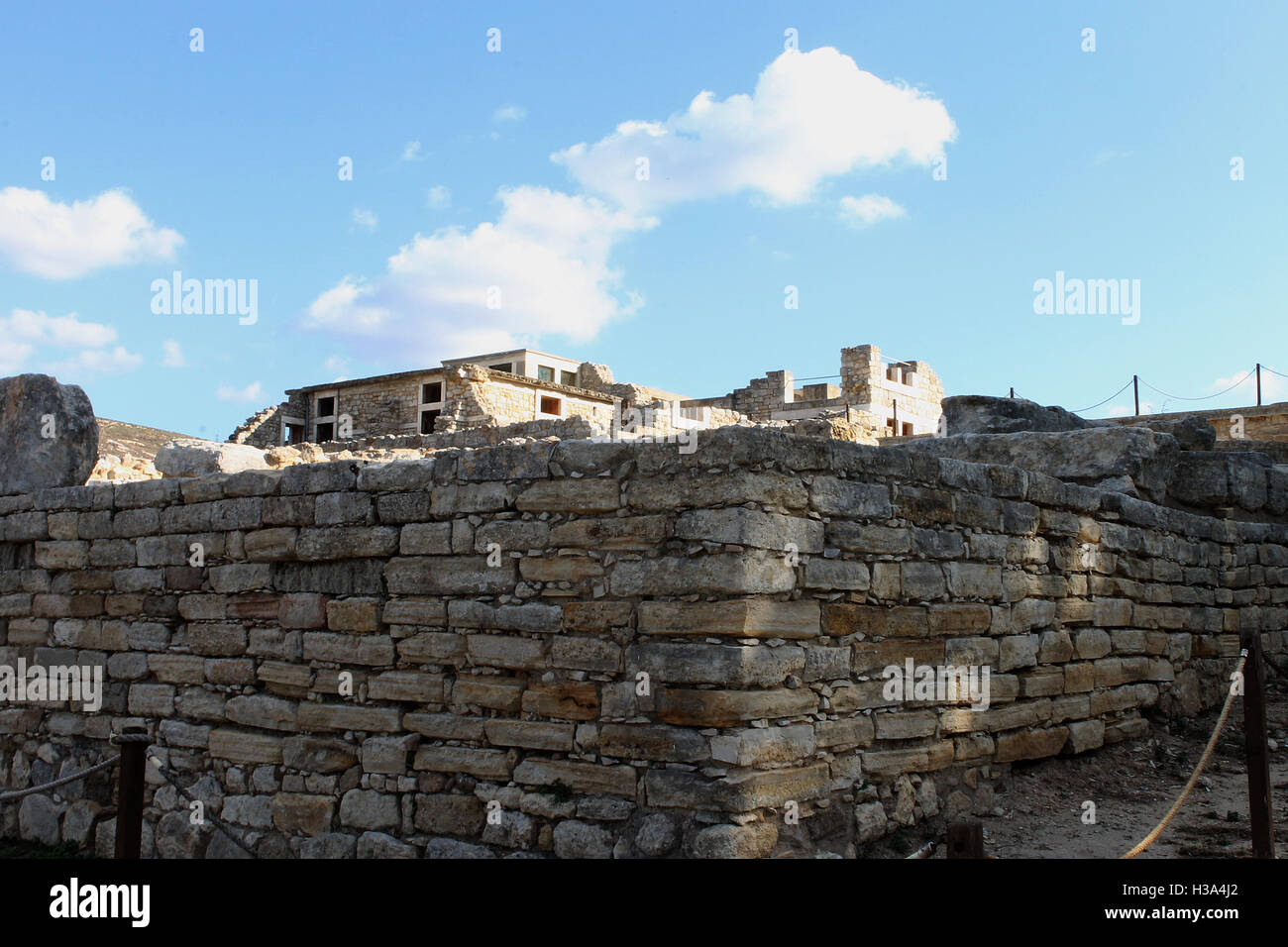 Knossos archaeological minoan ruins on the island of Crete Greece Stock ...