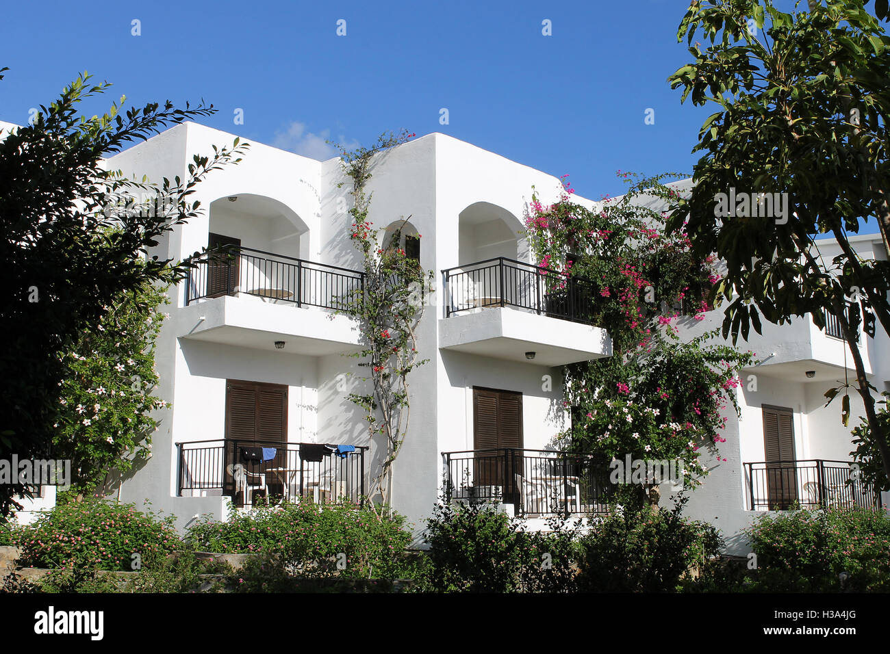 Scenes from the Horizon beach Hotel Stalida Stalis Greece Crete Stock ...