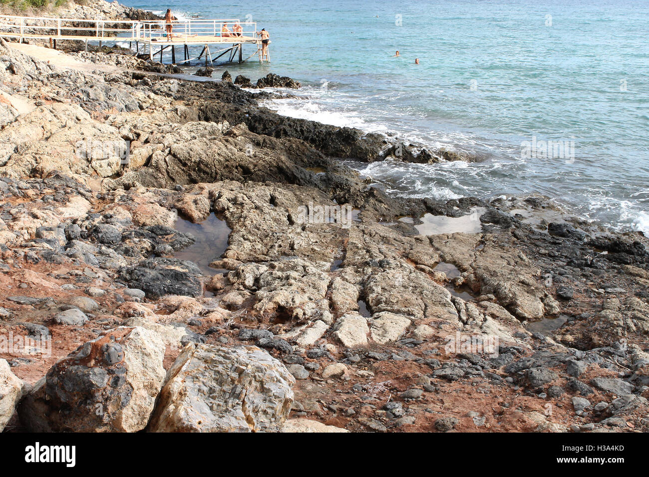 Views of Stalis Stalida Crete Greece Stock Photo - Alamy