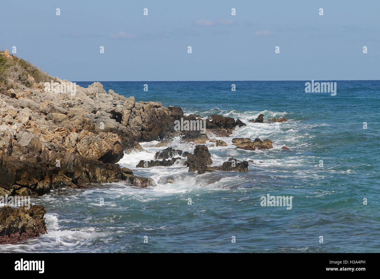 Views of Stalis Stalida Crete Greece Stock Photo - Alamy