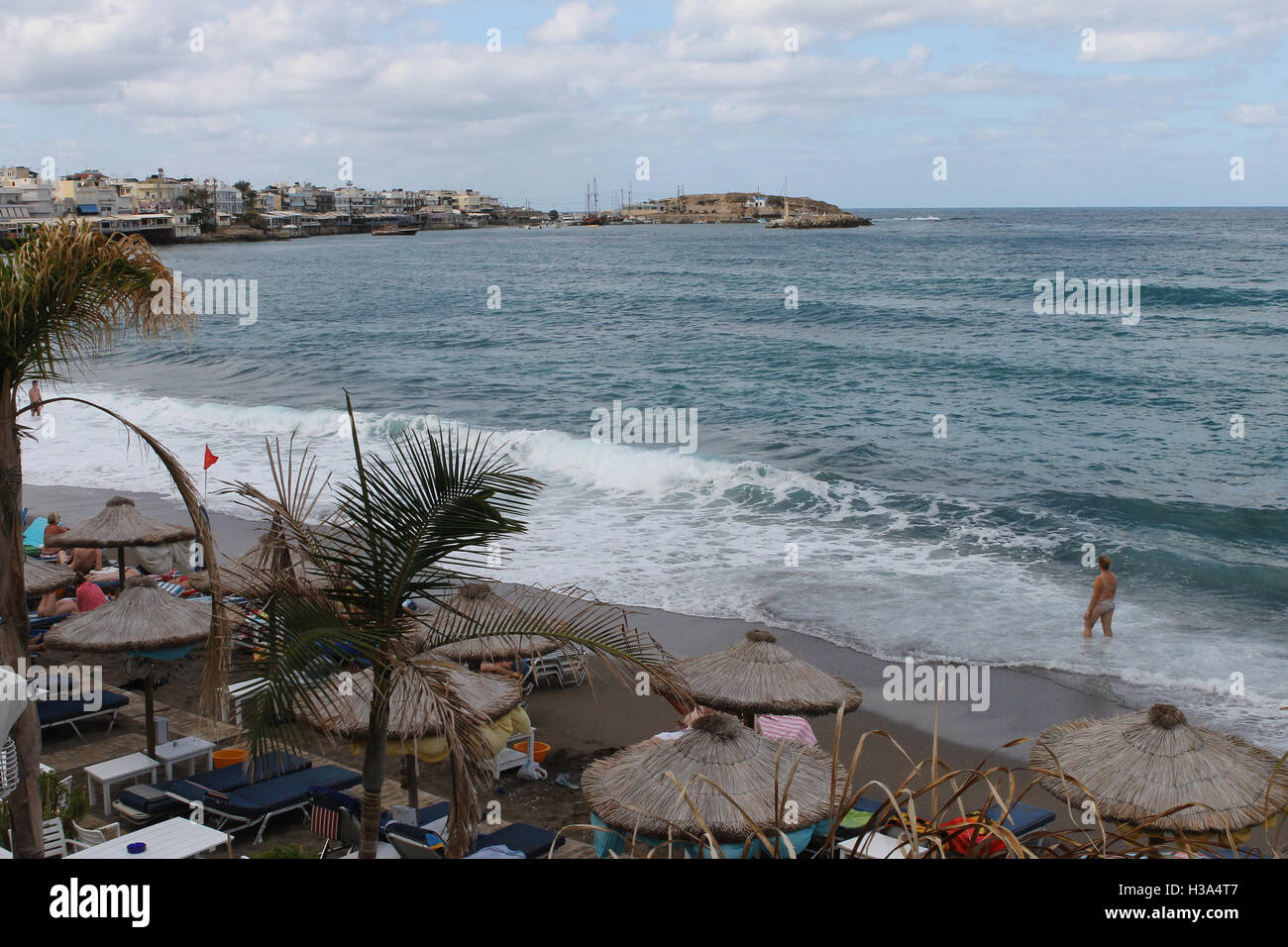 Views of Stalis Stalida Crete Greece Stock Photo - Alamy