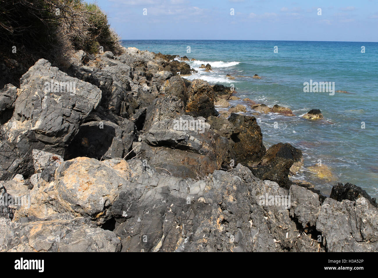 Views of Stalis Stalida Crete Greece Stock Photo - Alamy