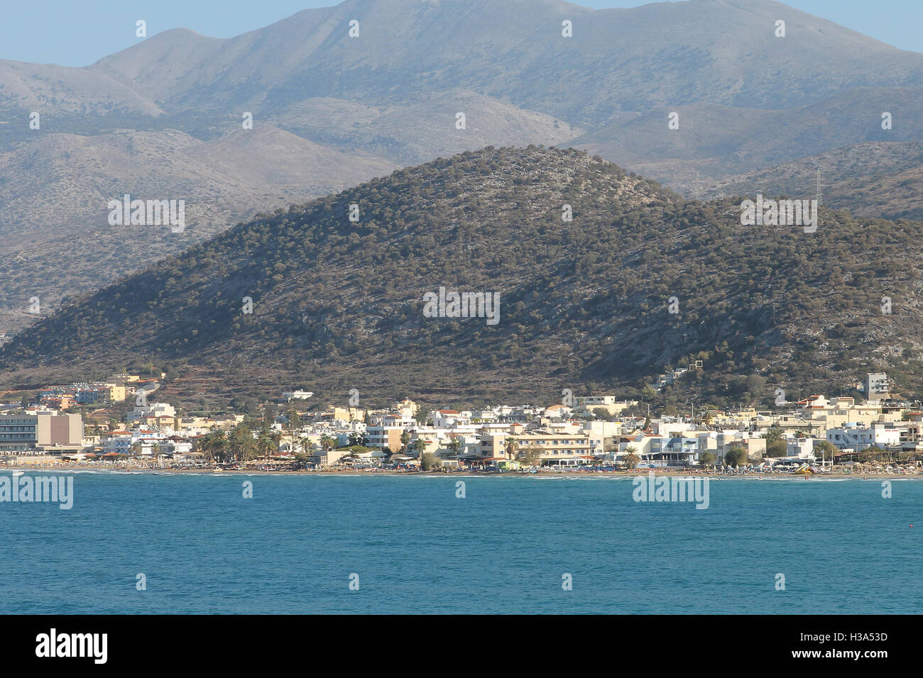 Views of Stalis Stalida Crete Greece Stock Photo - Alamy