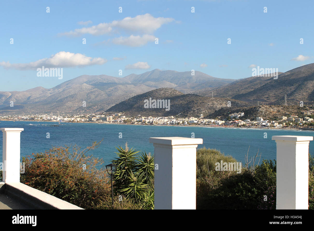 Scenes from the Horizon beach Hotel Stalida Stalis Greece Crete Stock ...