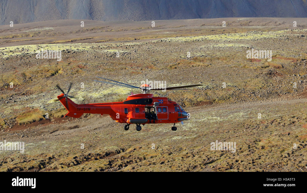 Iceland, Icelandic Coast Guard, Search and Rescue, SAR, helicopter ...