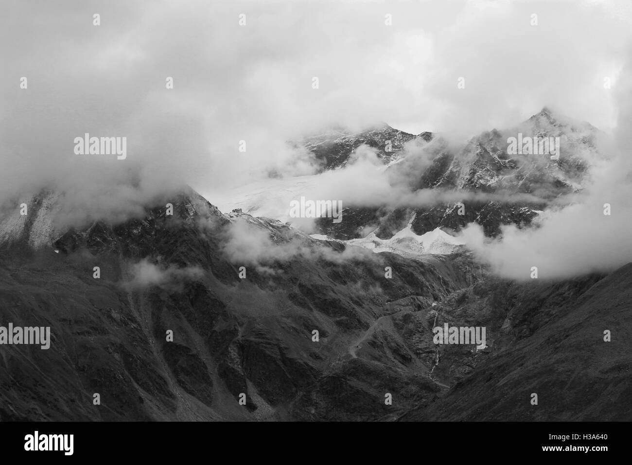 View of otztal alps and wildspitze hi-res stock photography and images ...