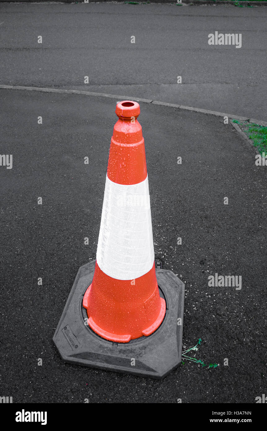 Warning cone hi-res stock photography and images - Alamy