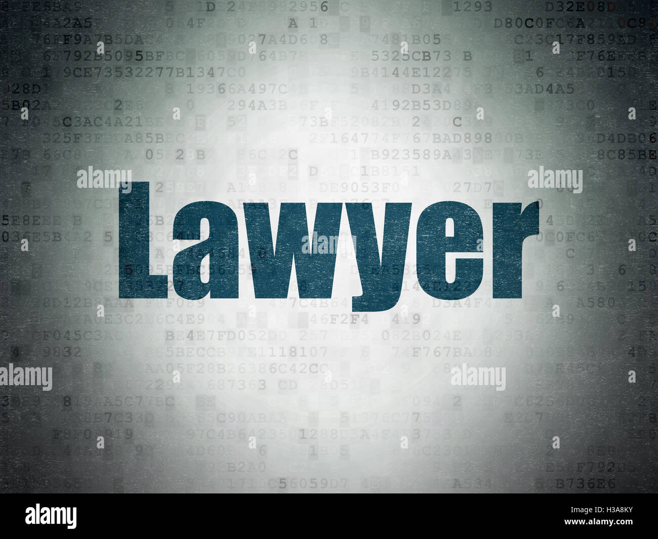 Law concept: Lawyer on Digital Data Paper background Stock Photo - Alamy