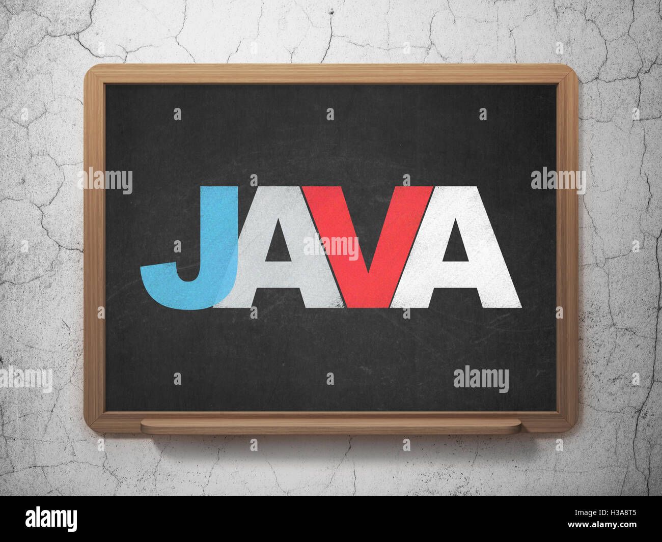 Programming concept: Java on School board background Stock Photo - Alamy